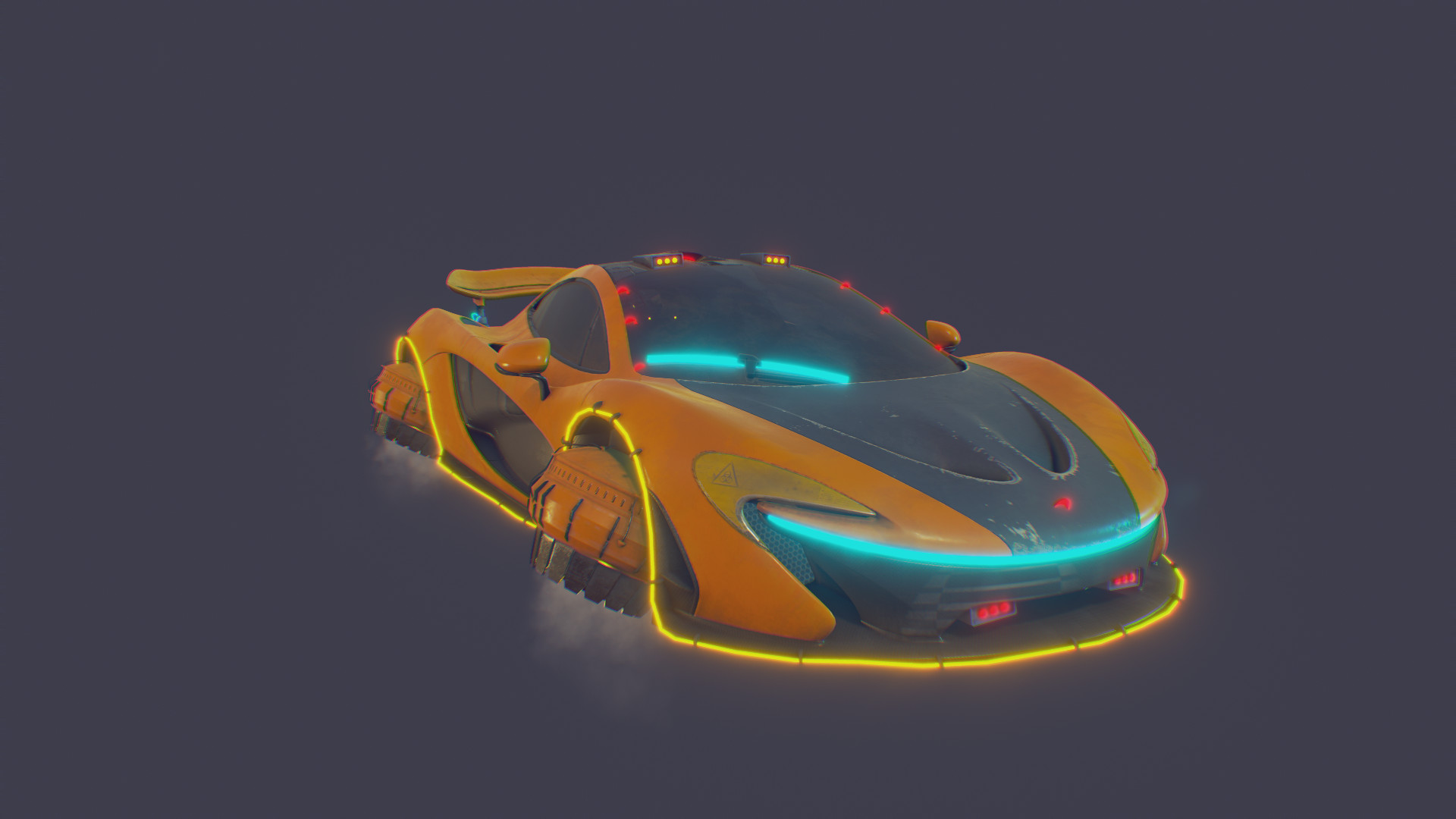 ArtStation - McLaren P1 Cyberpunk
