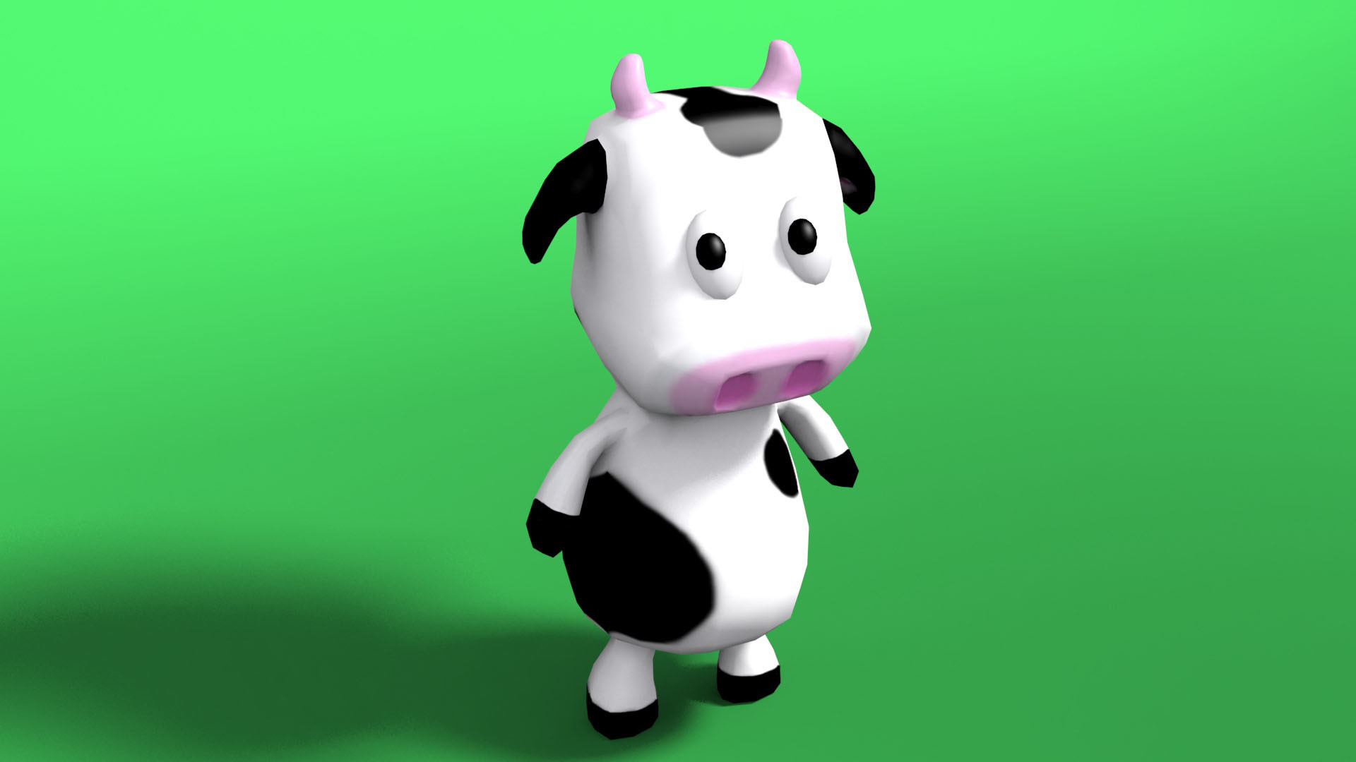 ArtStation - Low Poly Cow