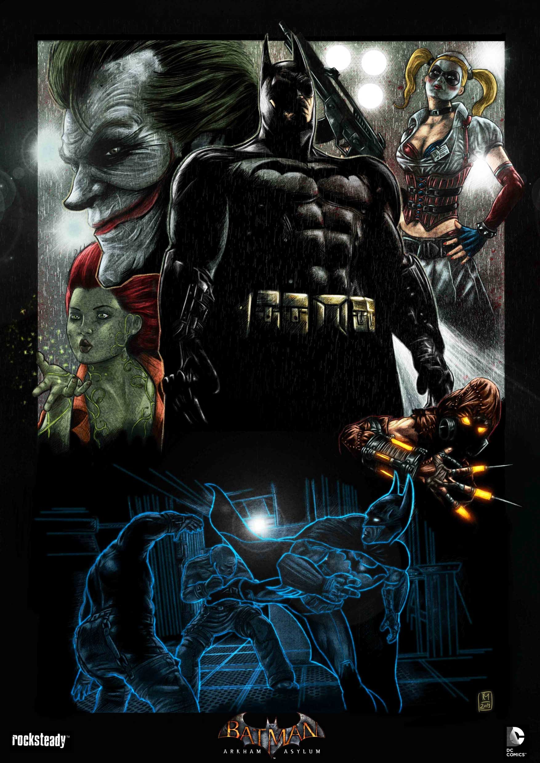 Batman Arkham Asylum Art
