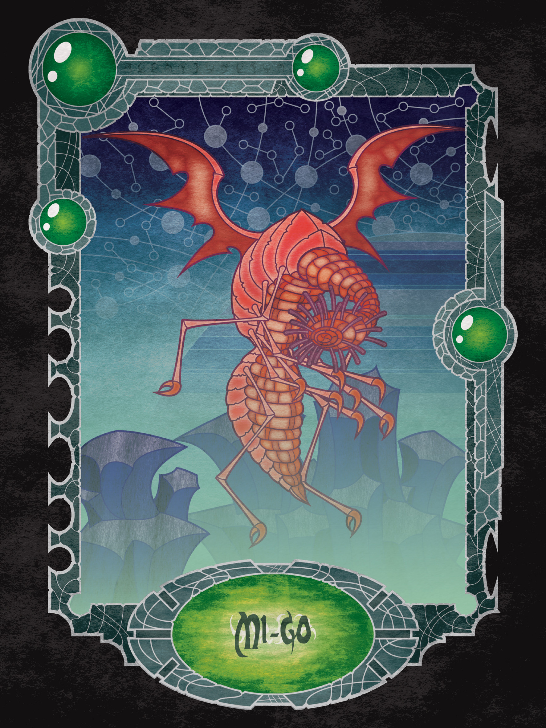 ArtStation - Lovecraftian bestiary for kids: Mi-go