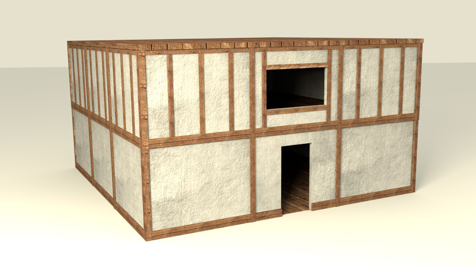 ArtStation - Modular/Texturing Practice Building