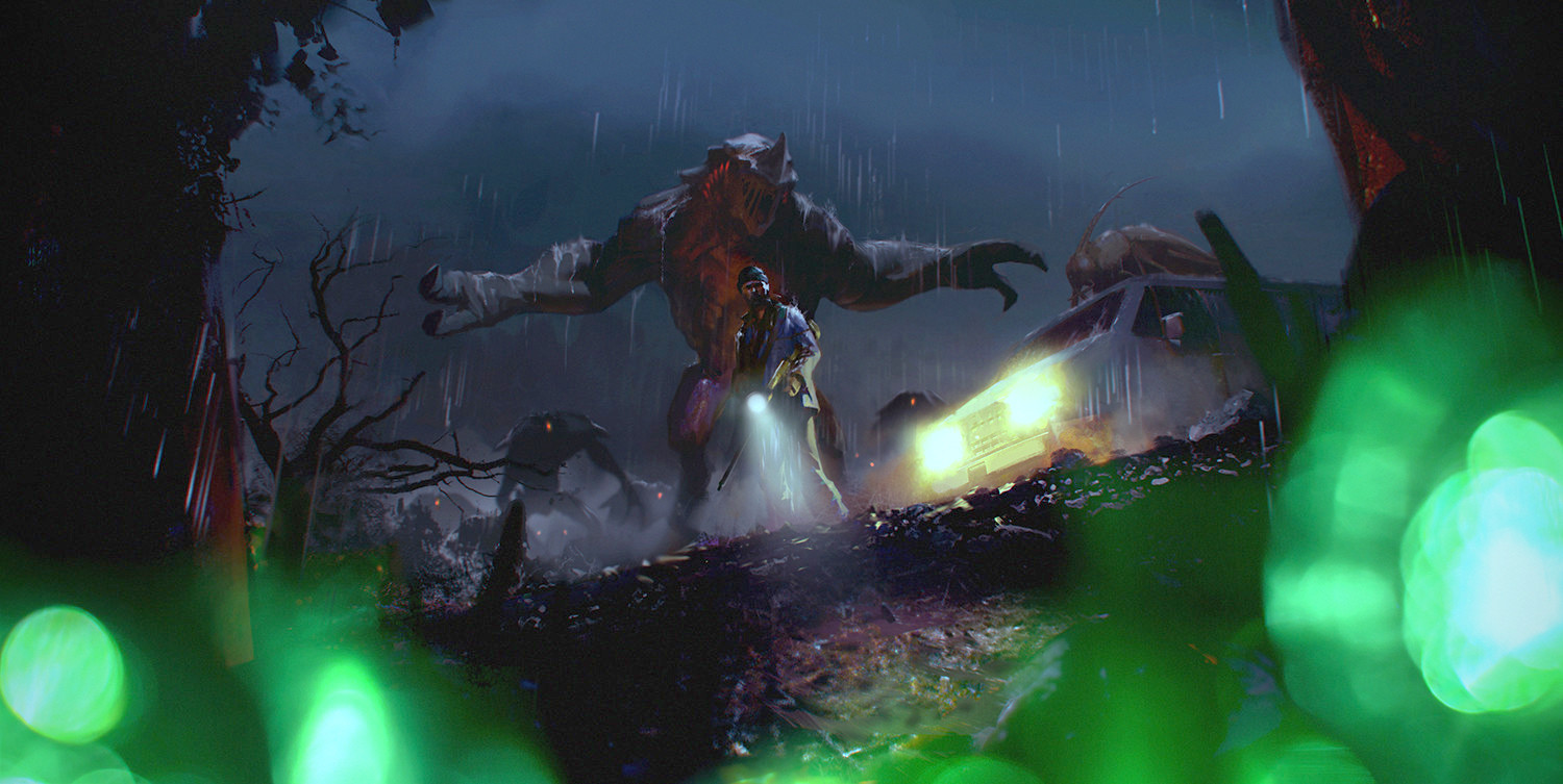 ArtStation - Earthfall - 2017 - Night Fight