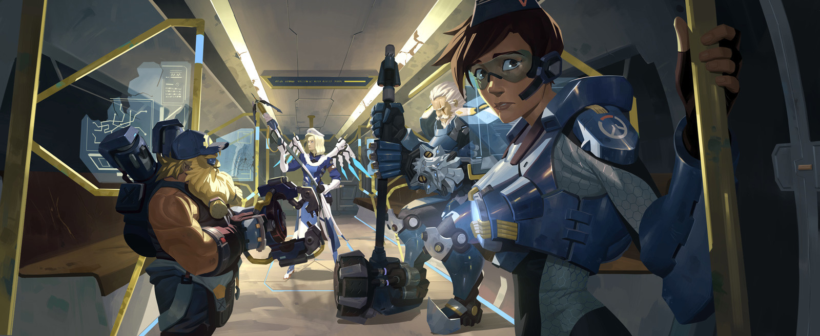 ArtStation - Overwatch King's Row Uprising