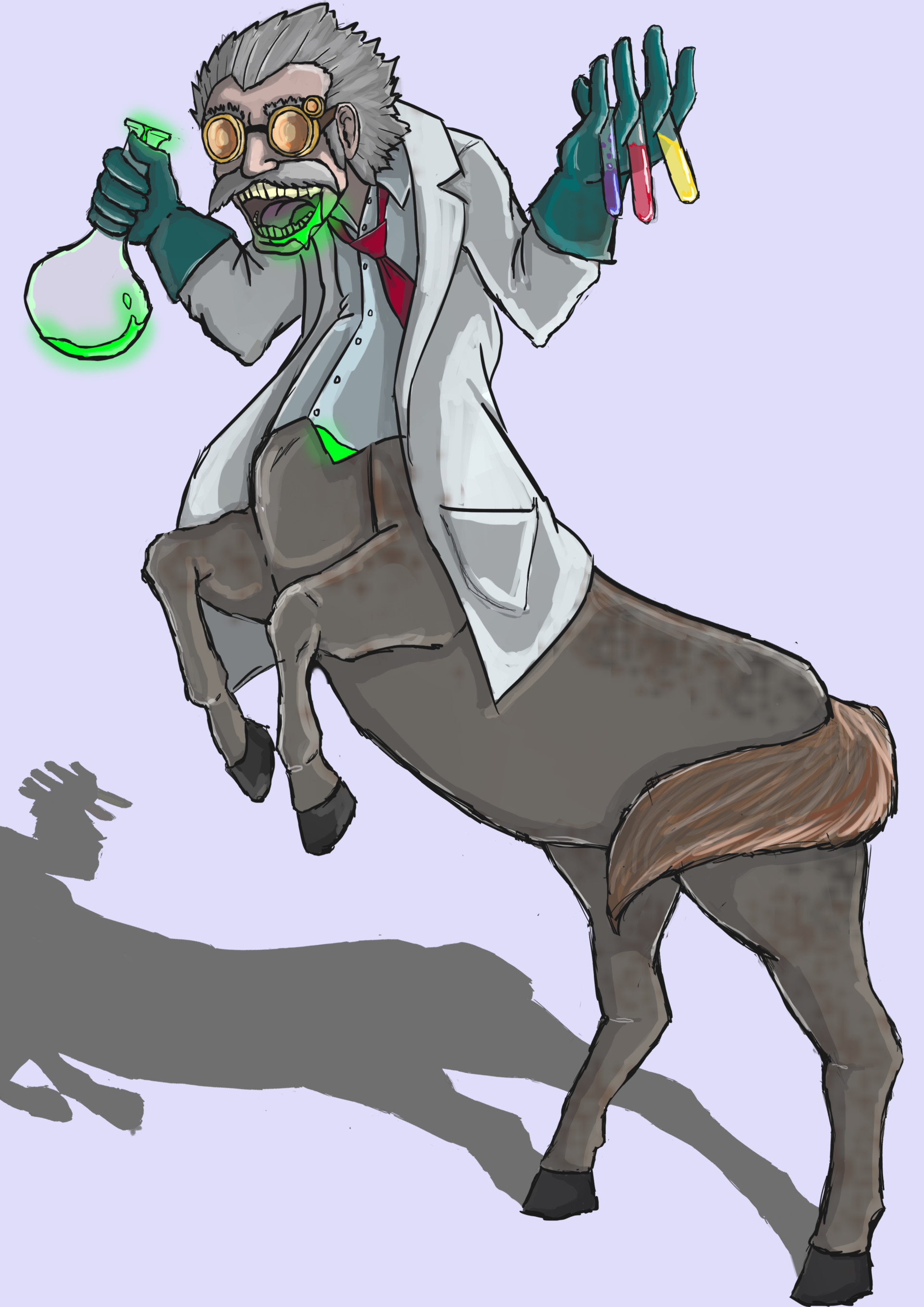 ArtStation - mad centaur scientist