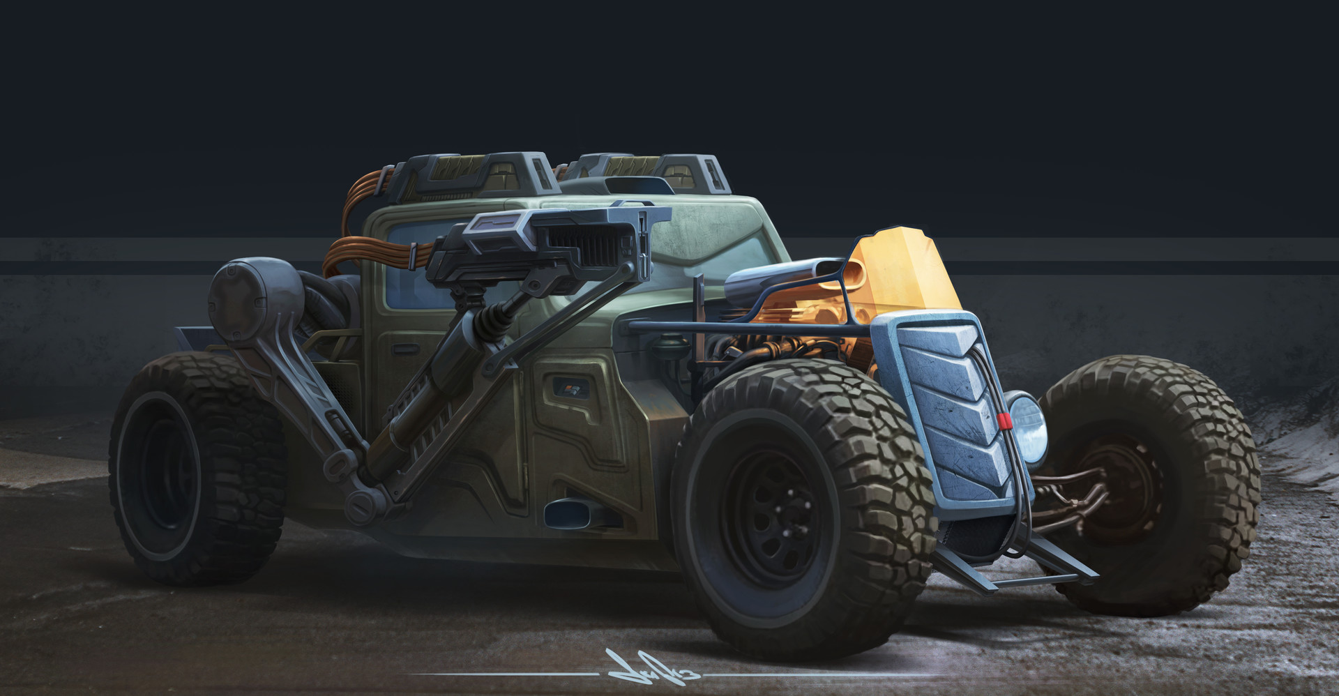 ArtStation - RotRod war concept
