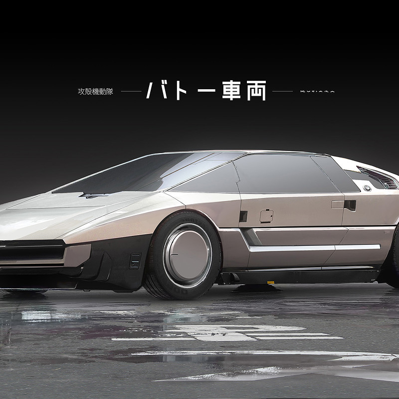 ArtStation - Ghost in the Shell - Batou's Car, Maciej Kuciara