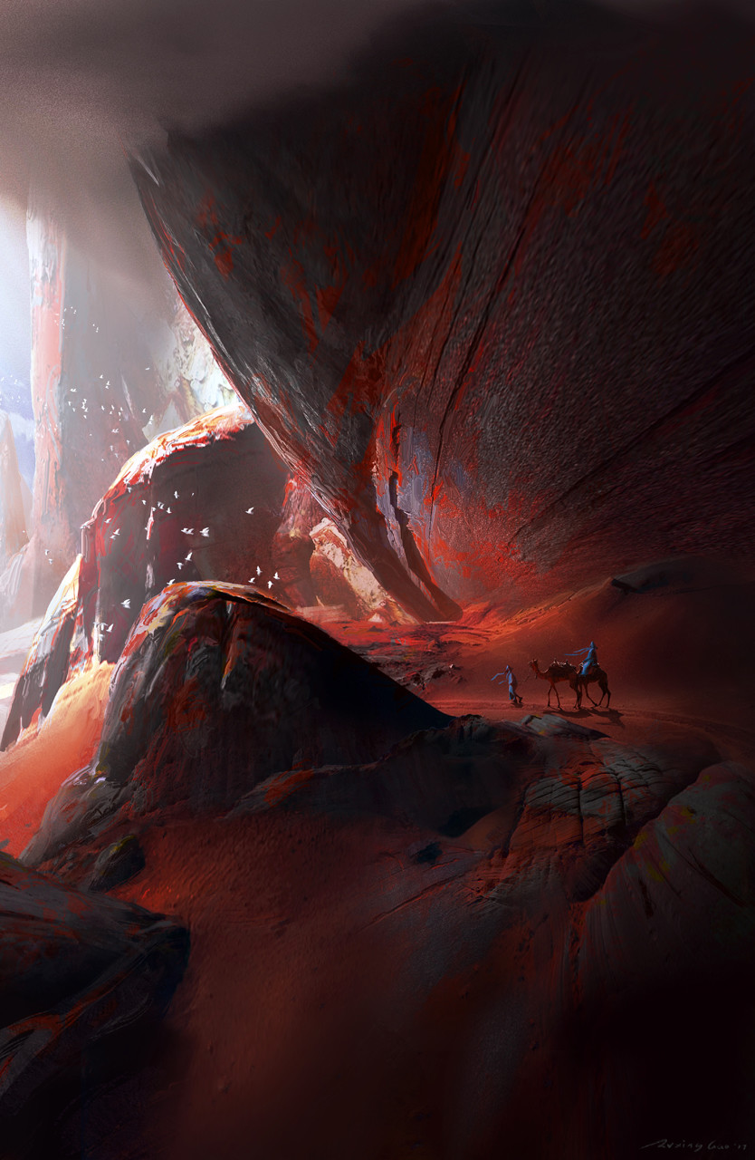 ArtStation - red mountain