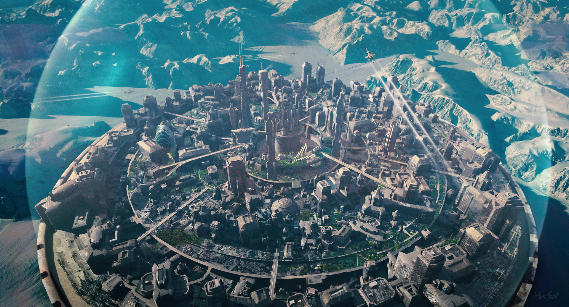 ArtStation - City in a Bubble