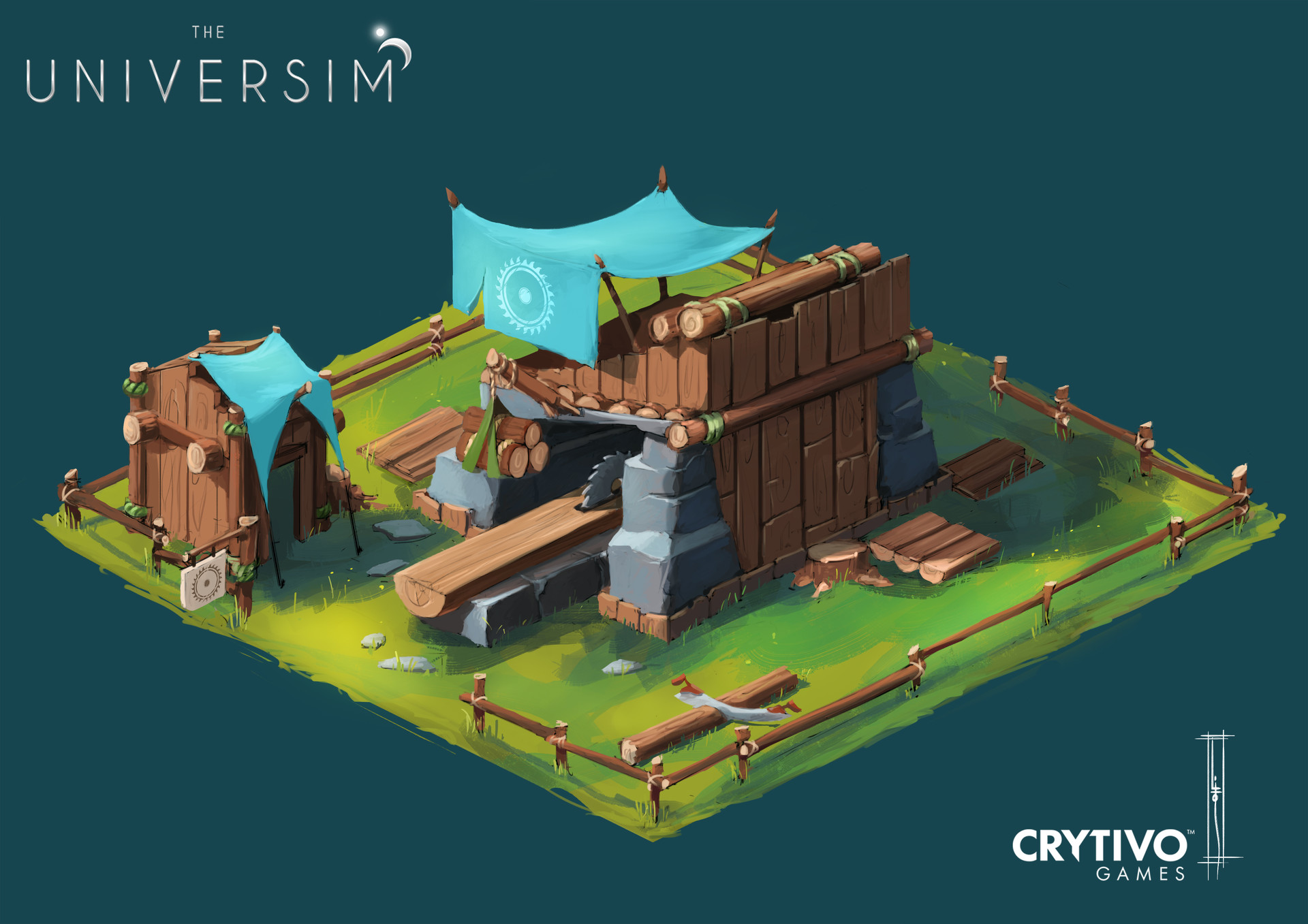 ArtStation - Stone and Wood Refinery