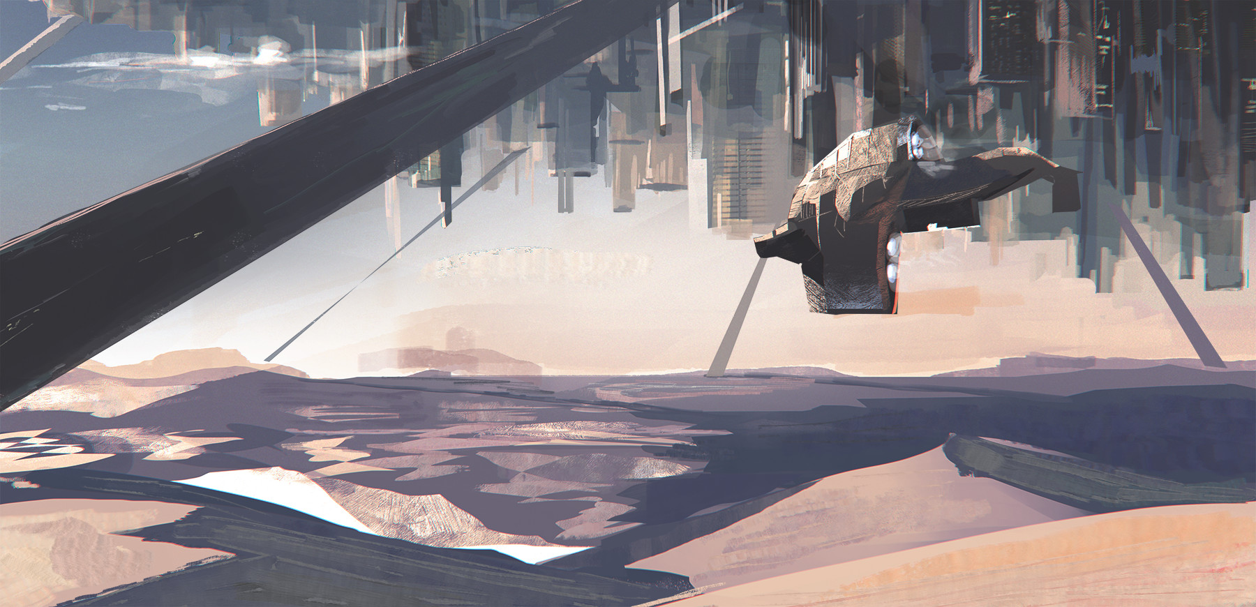 ArtStation - inverted city