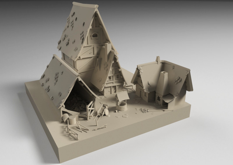 ArtStation - Medieval Farm