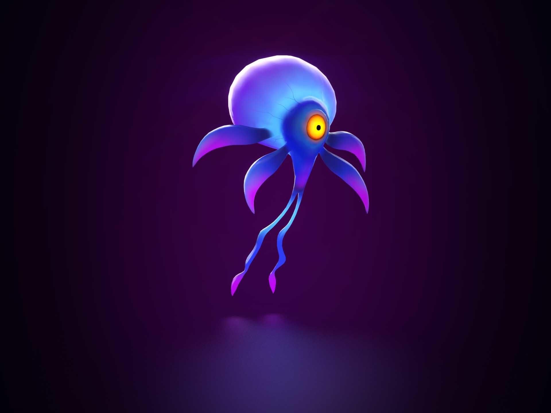 ArtStation - Magical jellyfish
