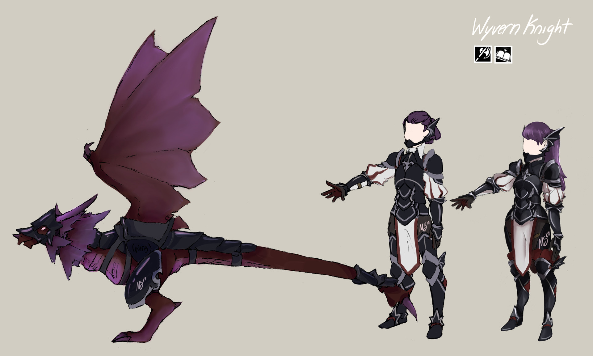 ArtStation - Wyvern Knights Drafts (2017)