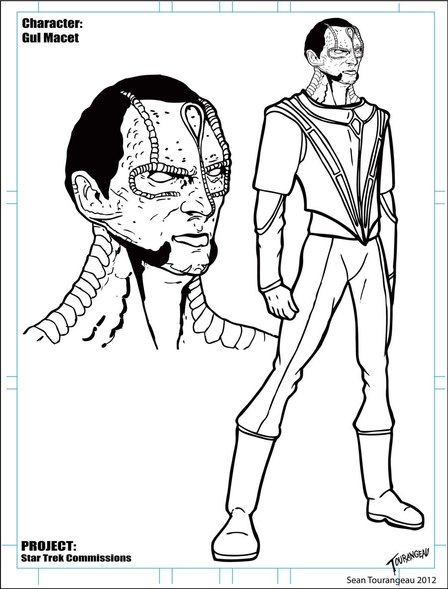 cardassian spaceships coloring pages