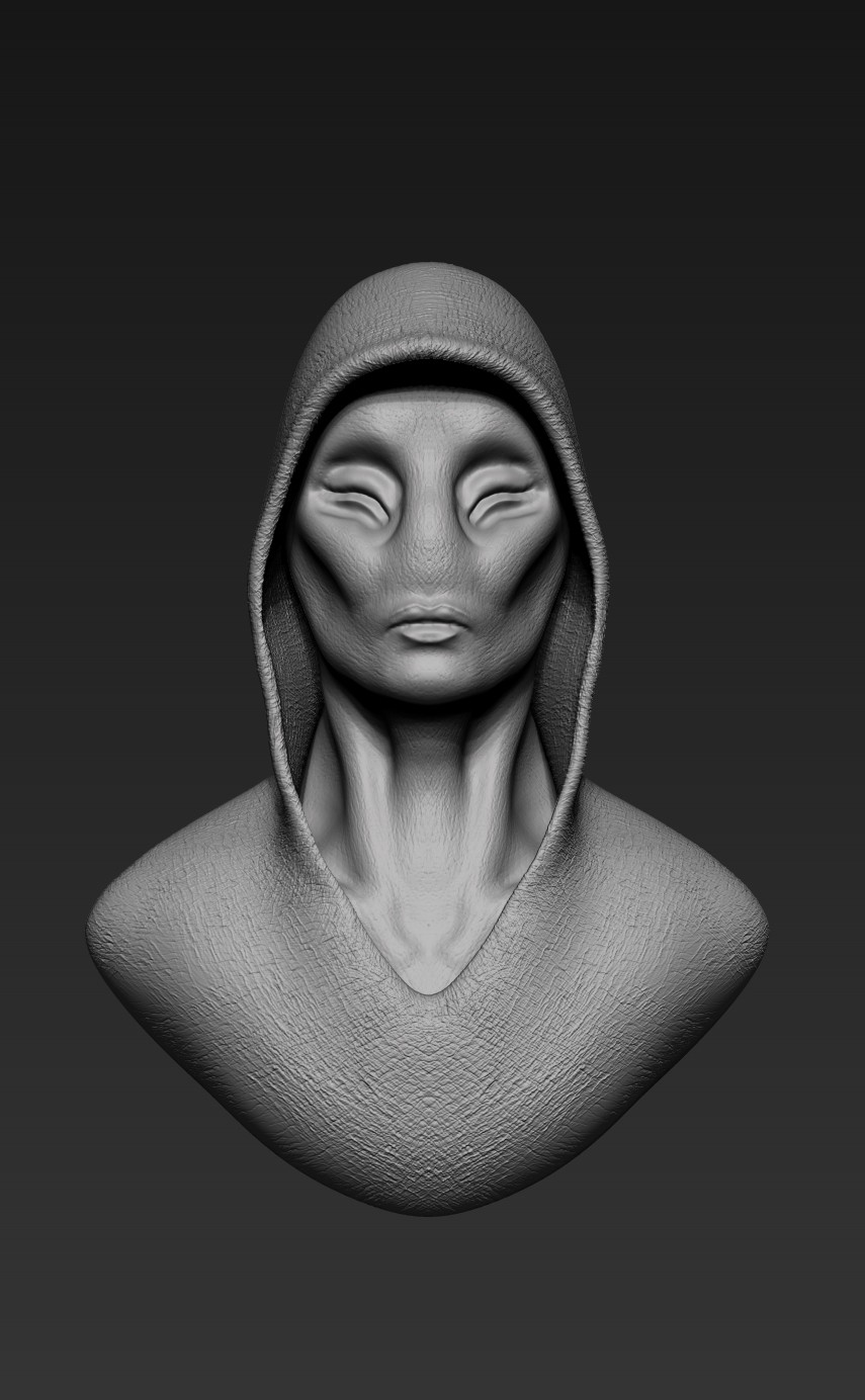 ArtStation - The Alien (Zbrush_maya-arnold)
