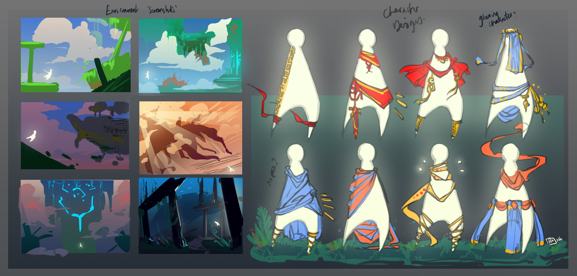 Rachel Walpole - Ruins of Atlas Concept Work