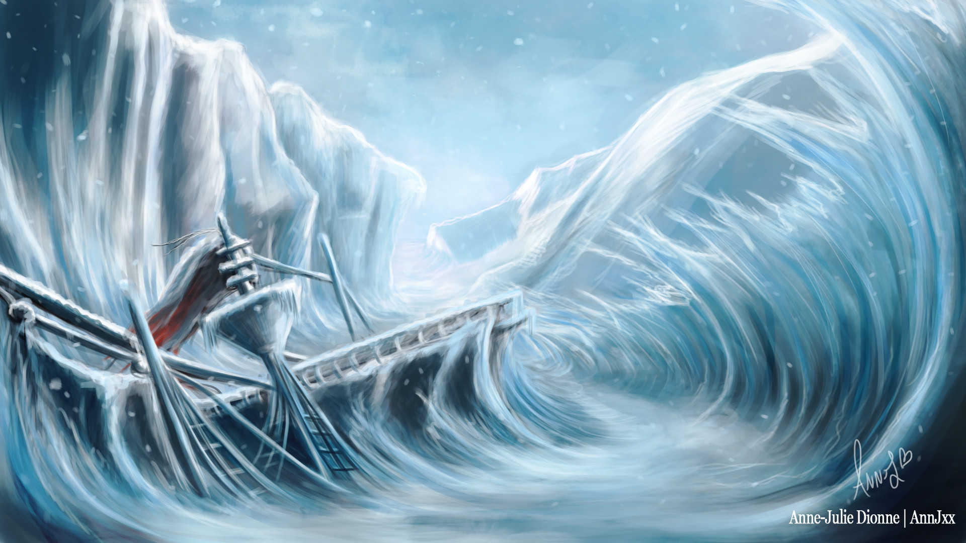 ArtStation - 'Ice Storm'' Illustration