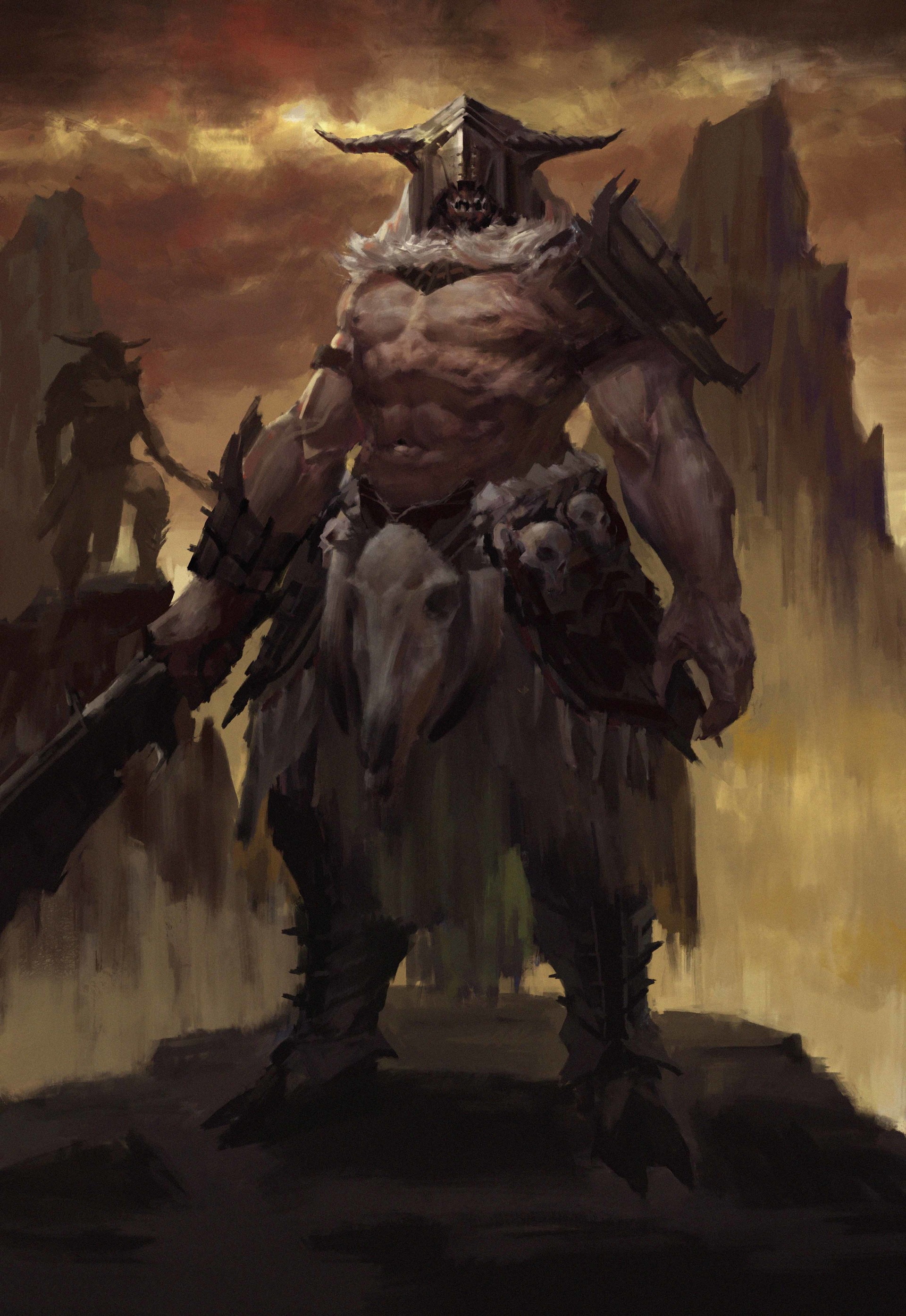 ArtStation - Strong warrior