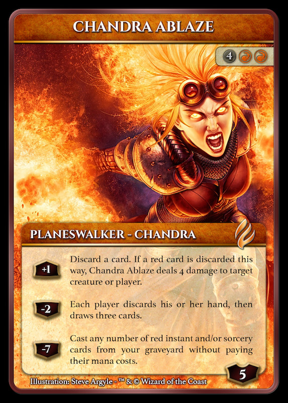 Fabrizio Calamia - Magic The Gathering: restyle graphic concept