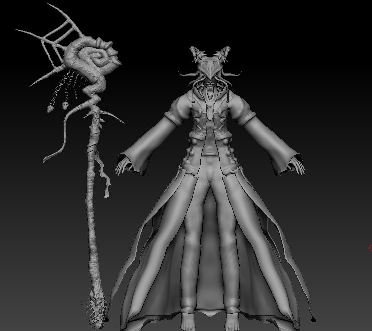 ArtStation - Ancient king of hell sea-WIP