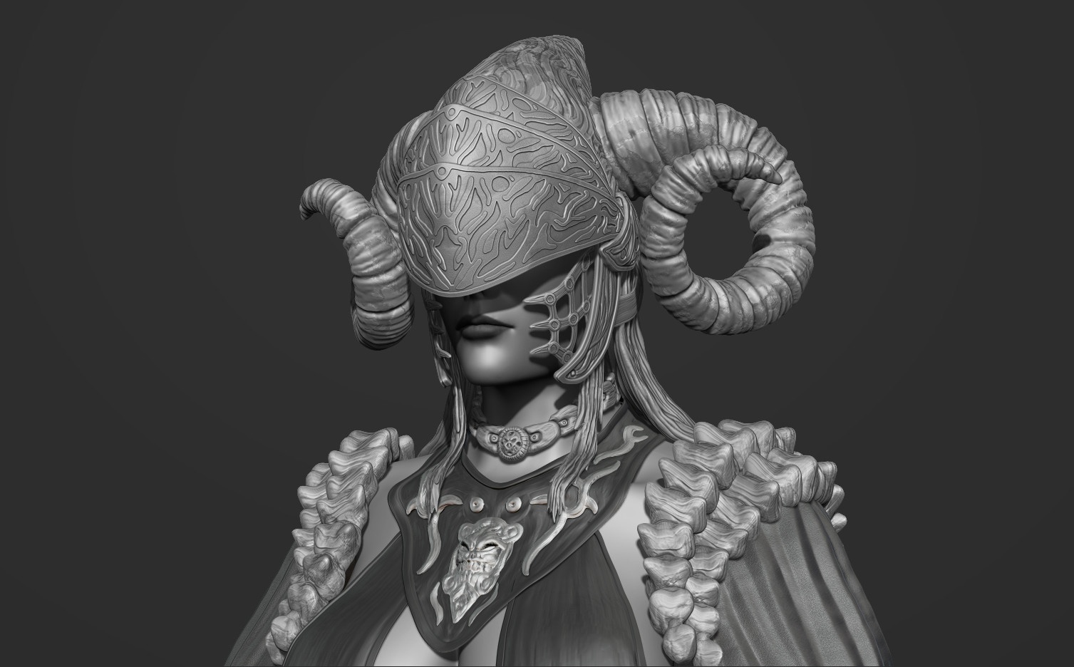 ArtStation - Female Demon Knight