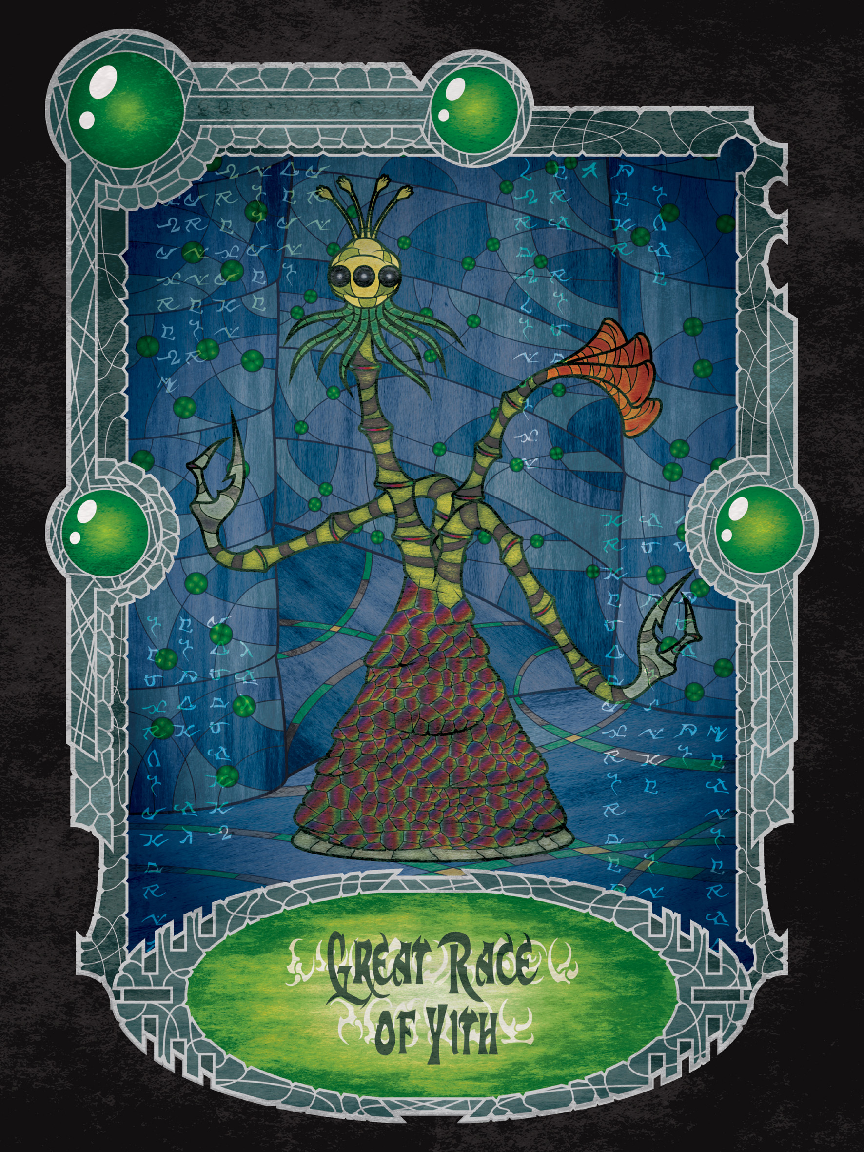 ArtStation - Lovecraftian bestiary for kids: Great Race of Yith