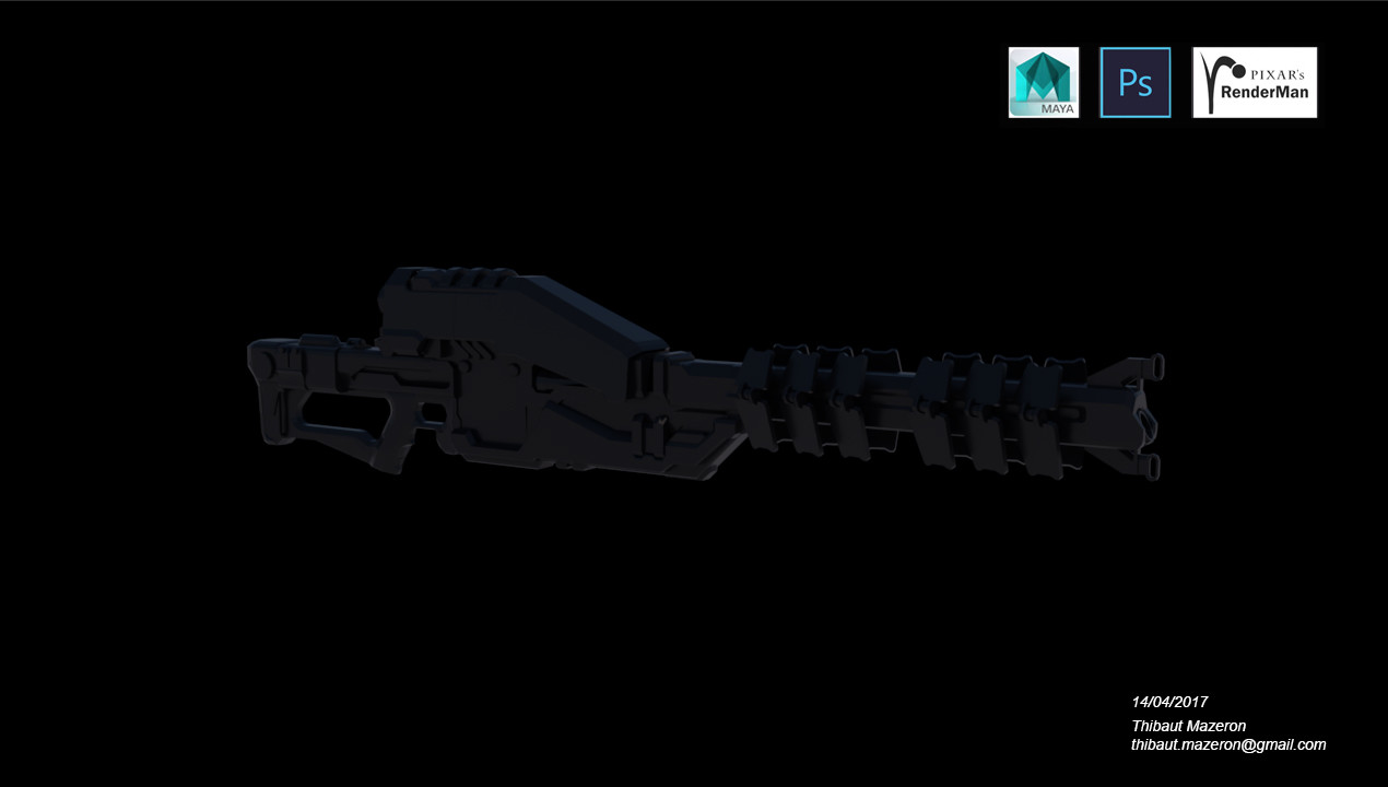 ArtStation - Destiny weapon icebreaker year 1