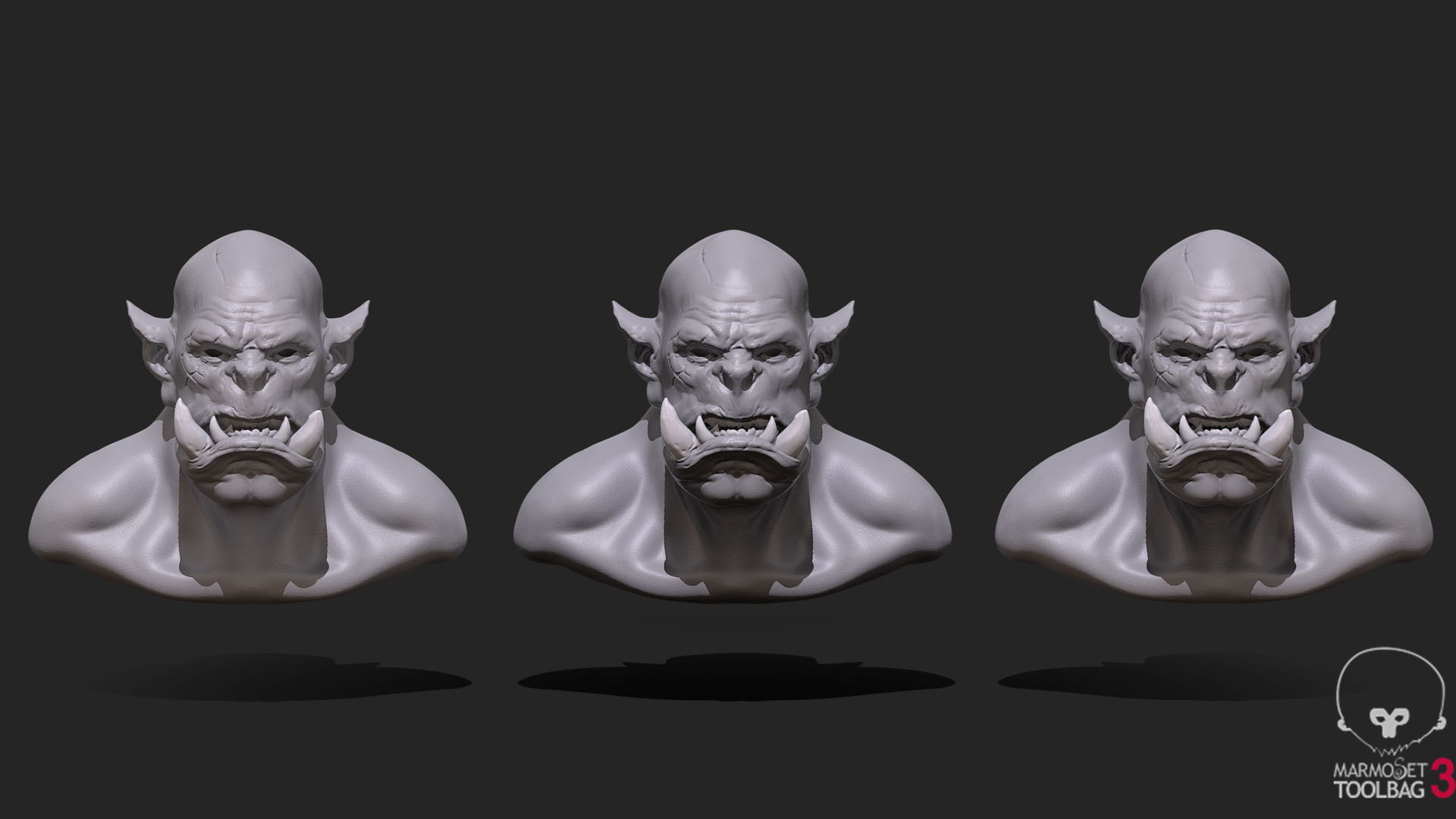 ArtStation - orc normal &ao