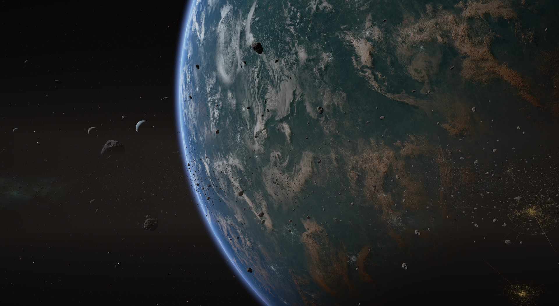 ArtStation - Planets of Fractured Space