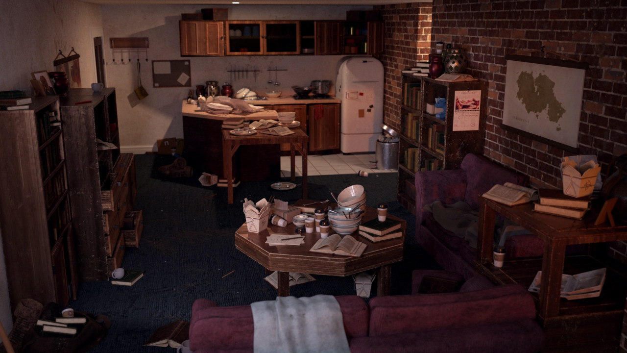 ArtStation - Cluttered Apartment Scene