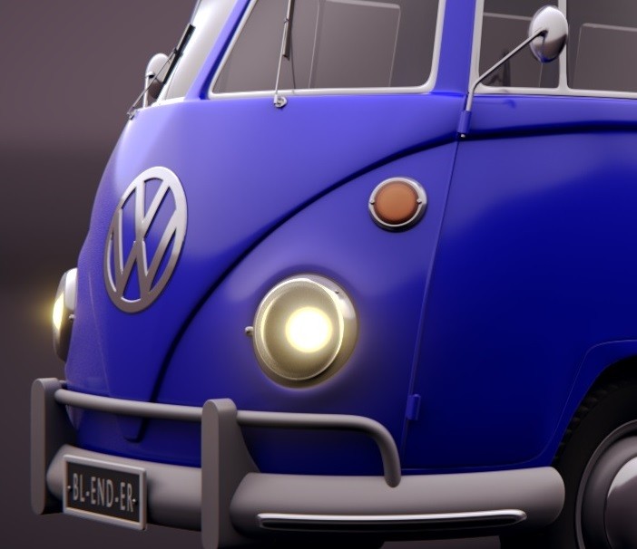 ArtStation - Volkswagen Combi Van T1