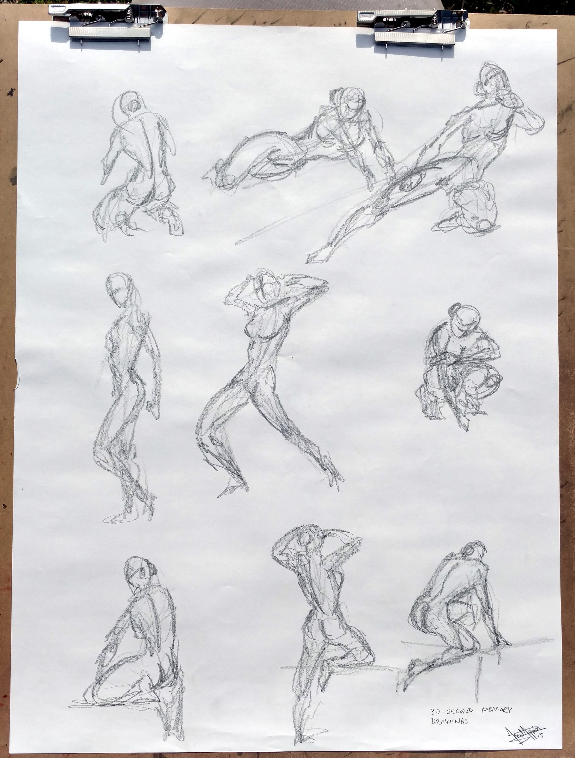 how to draw model poses