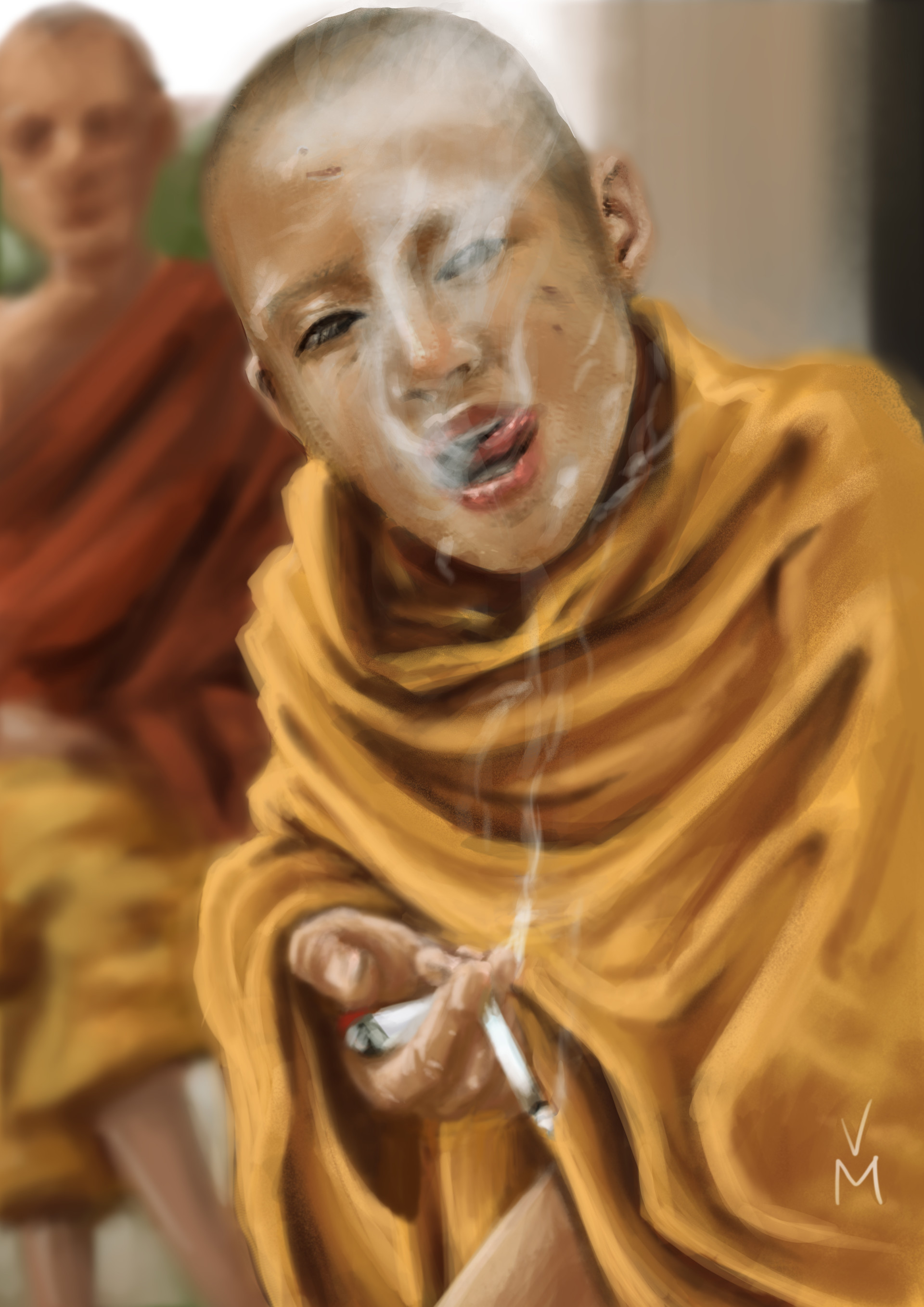 ArtStation - The Monk