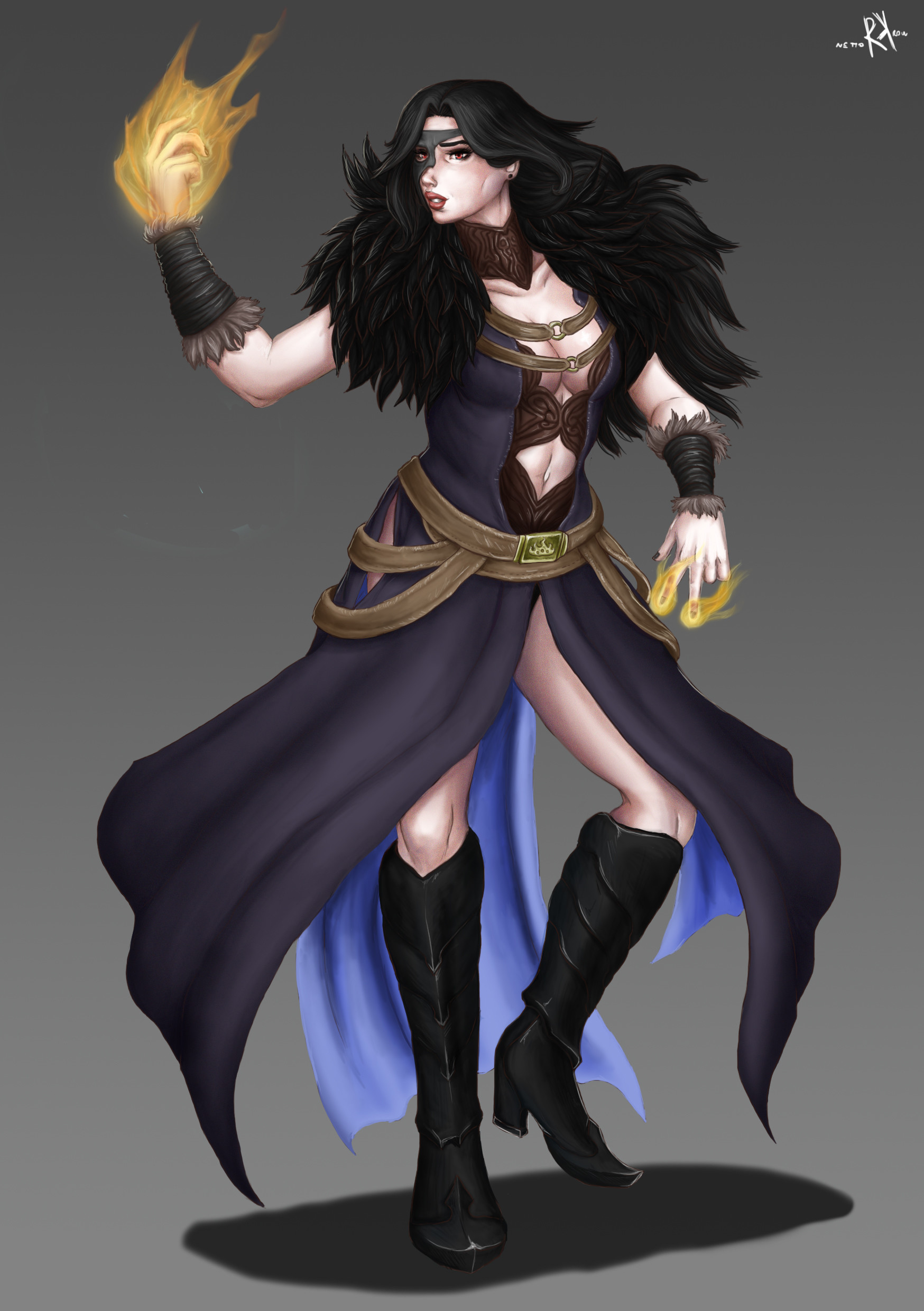 ArtStation - Emberlight, the Pyromancer