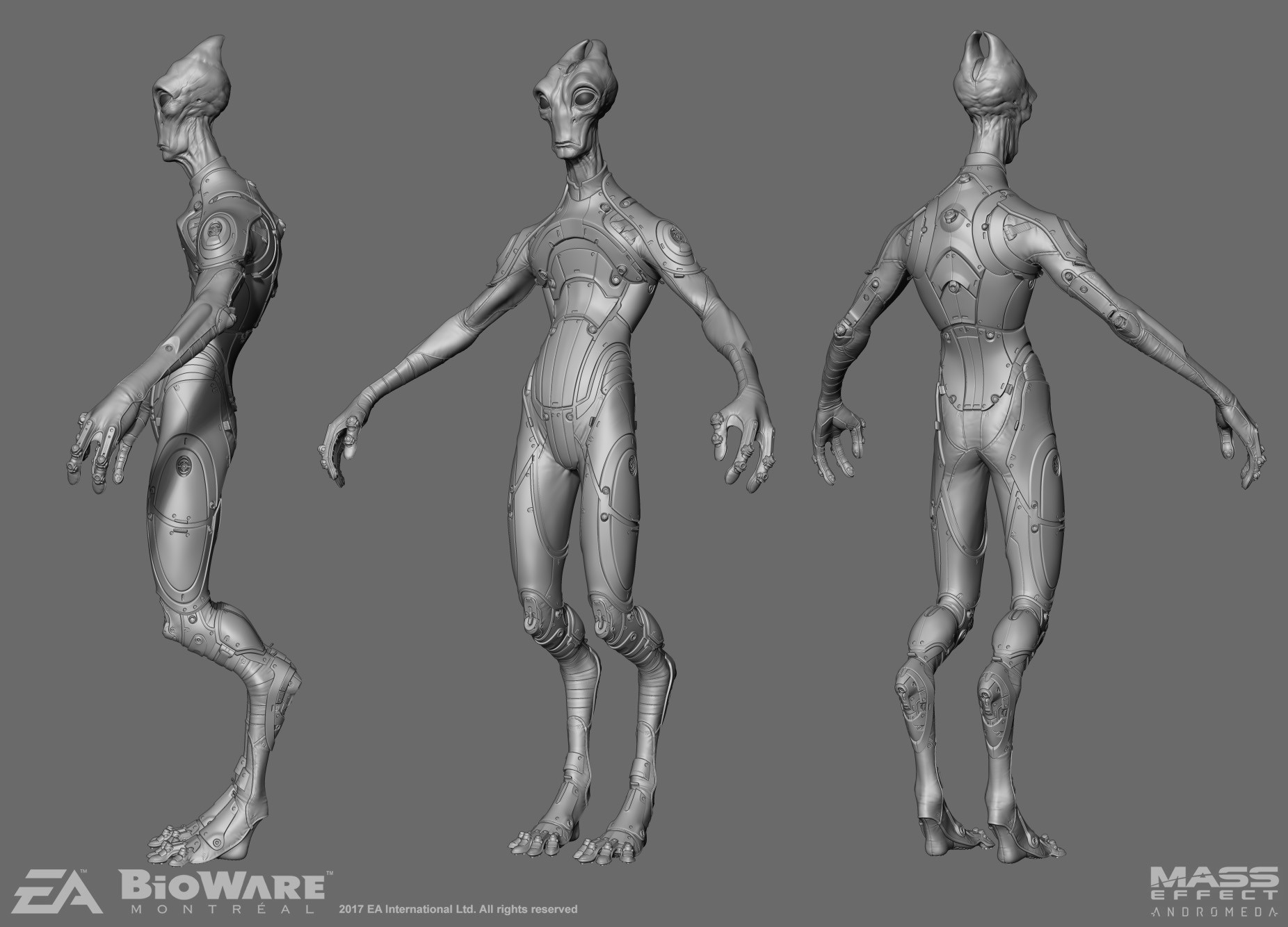 salarian without armor