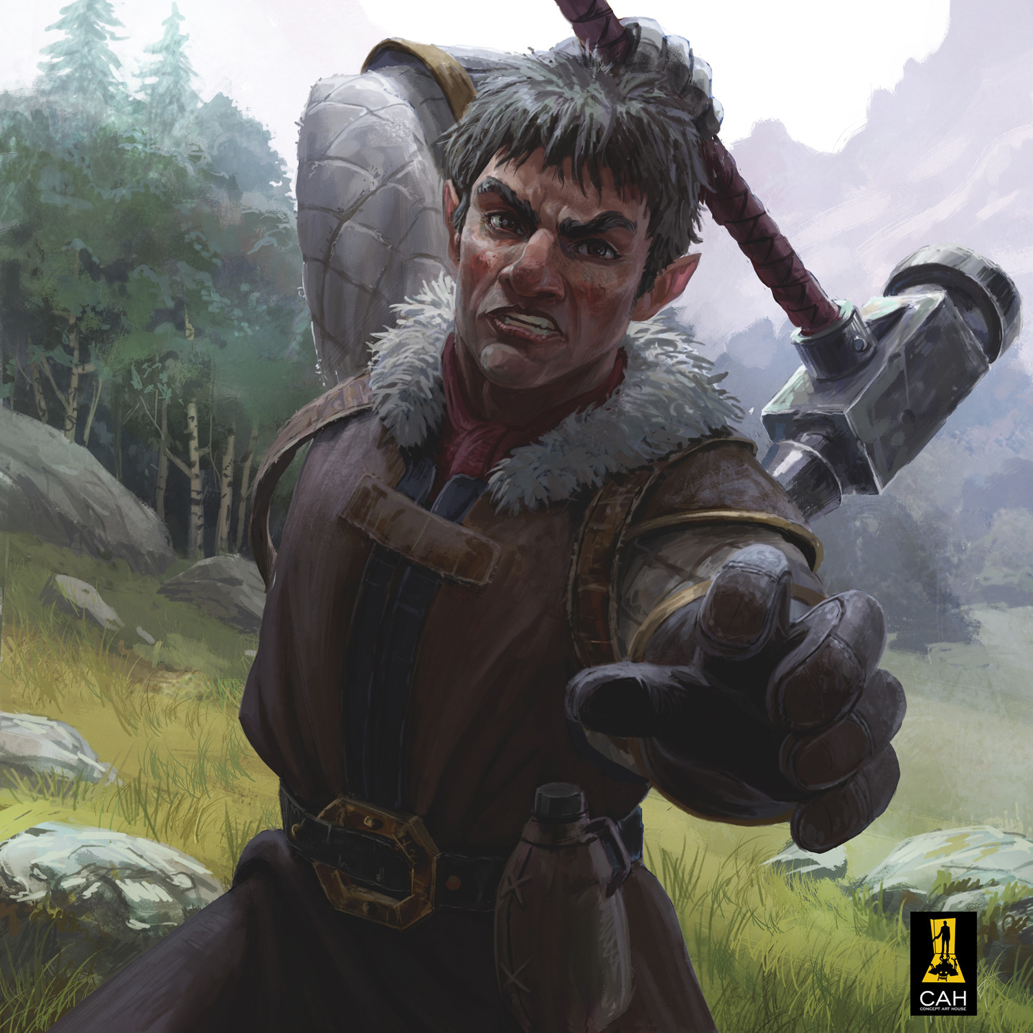 David Le Merrer - Illustrations for an Hobbit game done for Concept Art ...