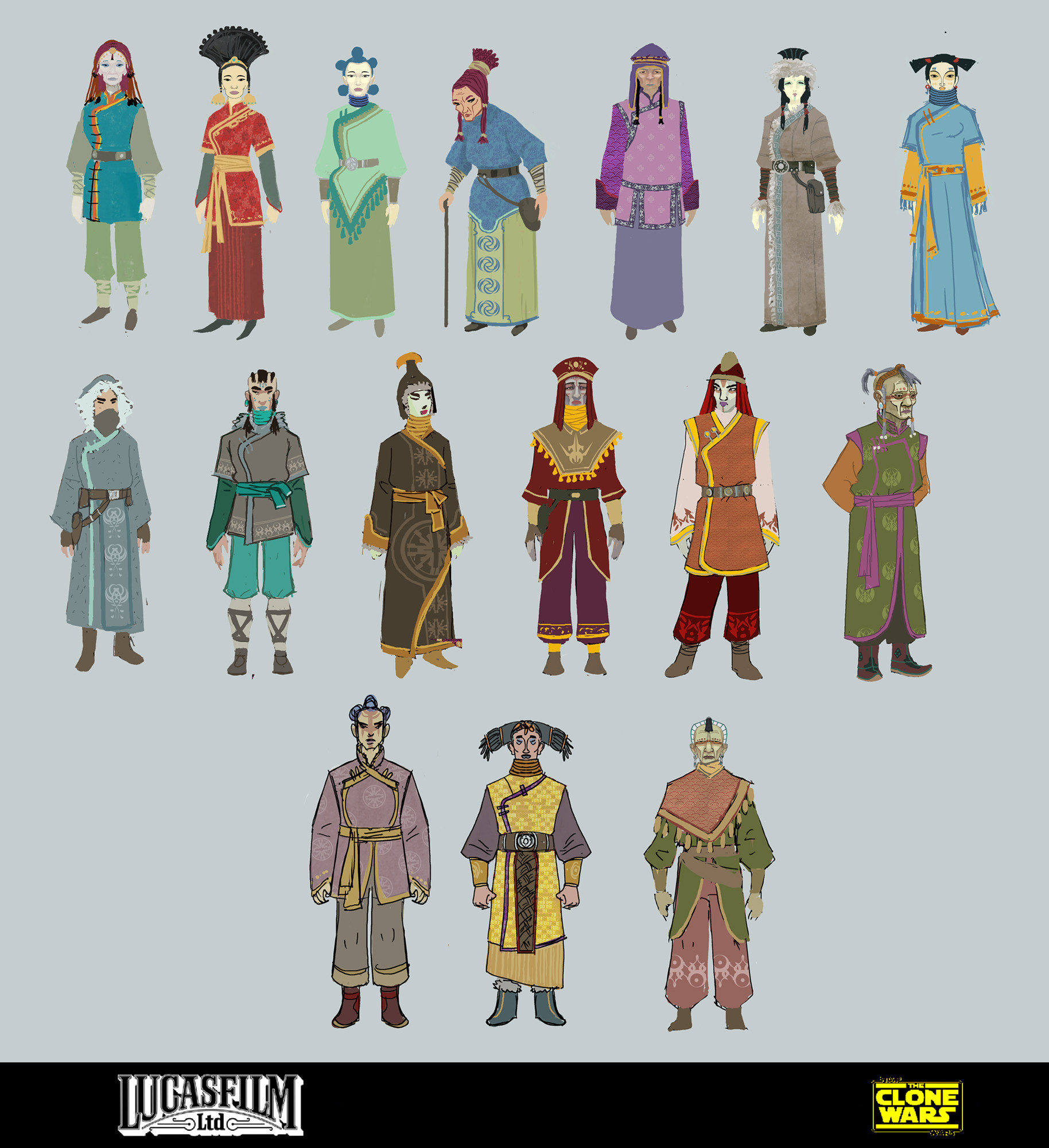 David Le Merrer - concept arts for Star Wars, the Clone Wars tv show ...