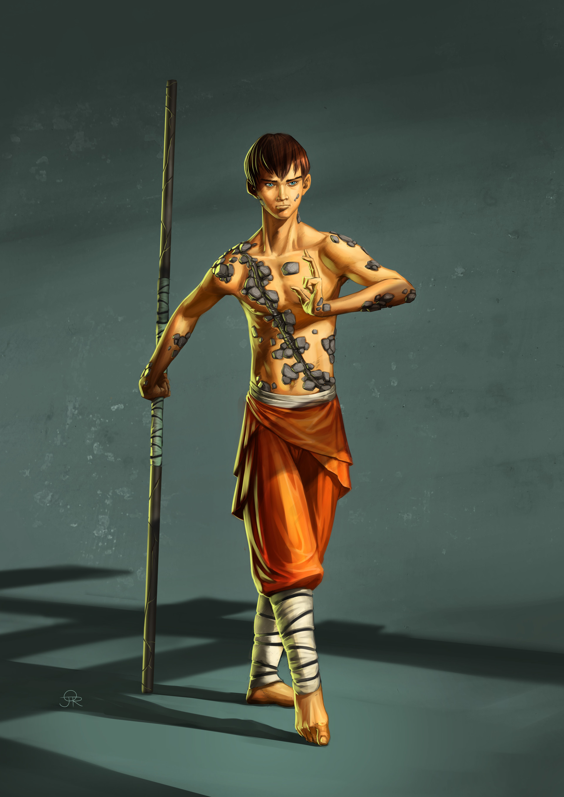 ArtStation - Rock Monk