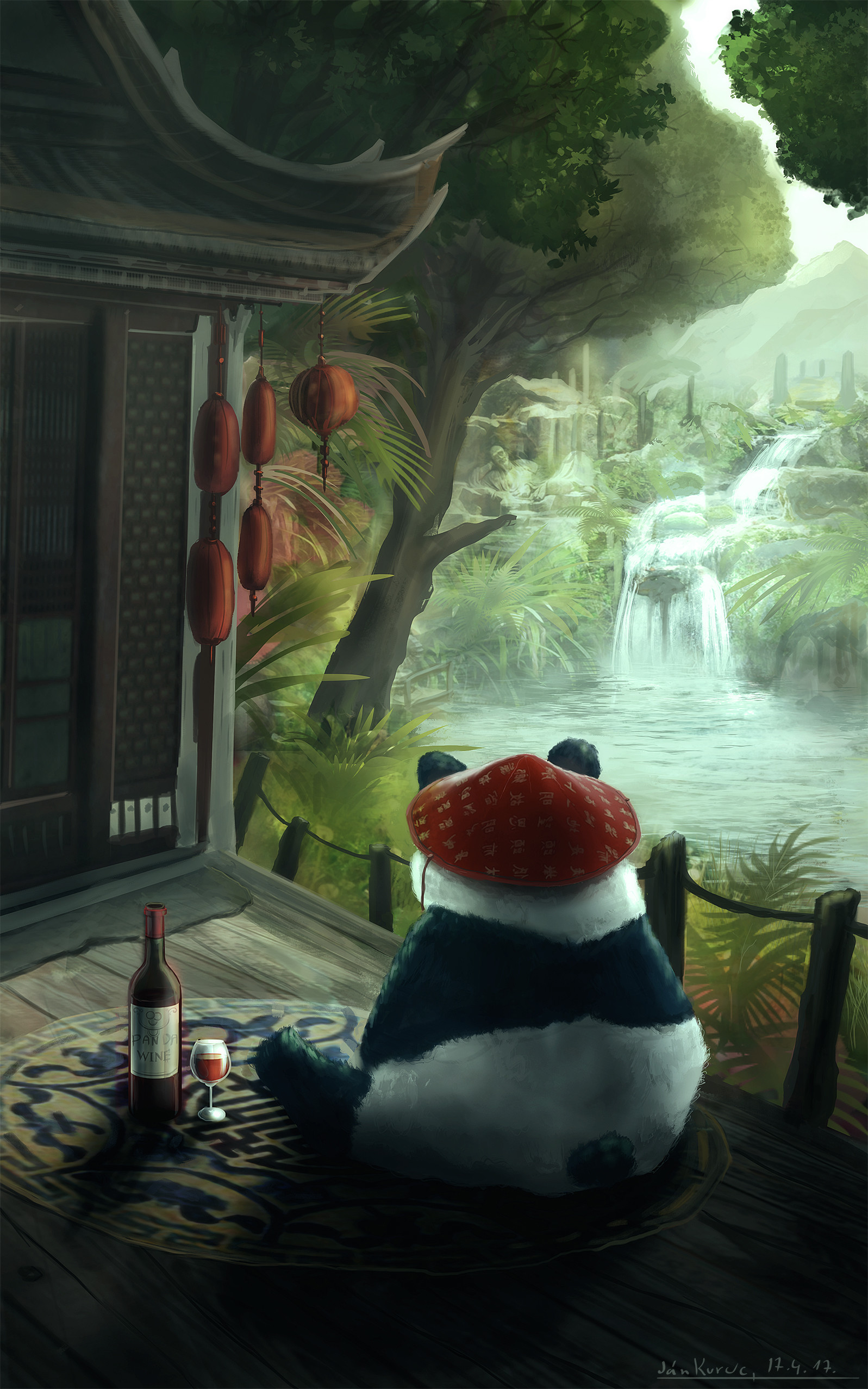 ArtStation - Lazy panda