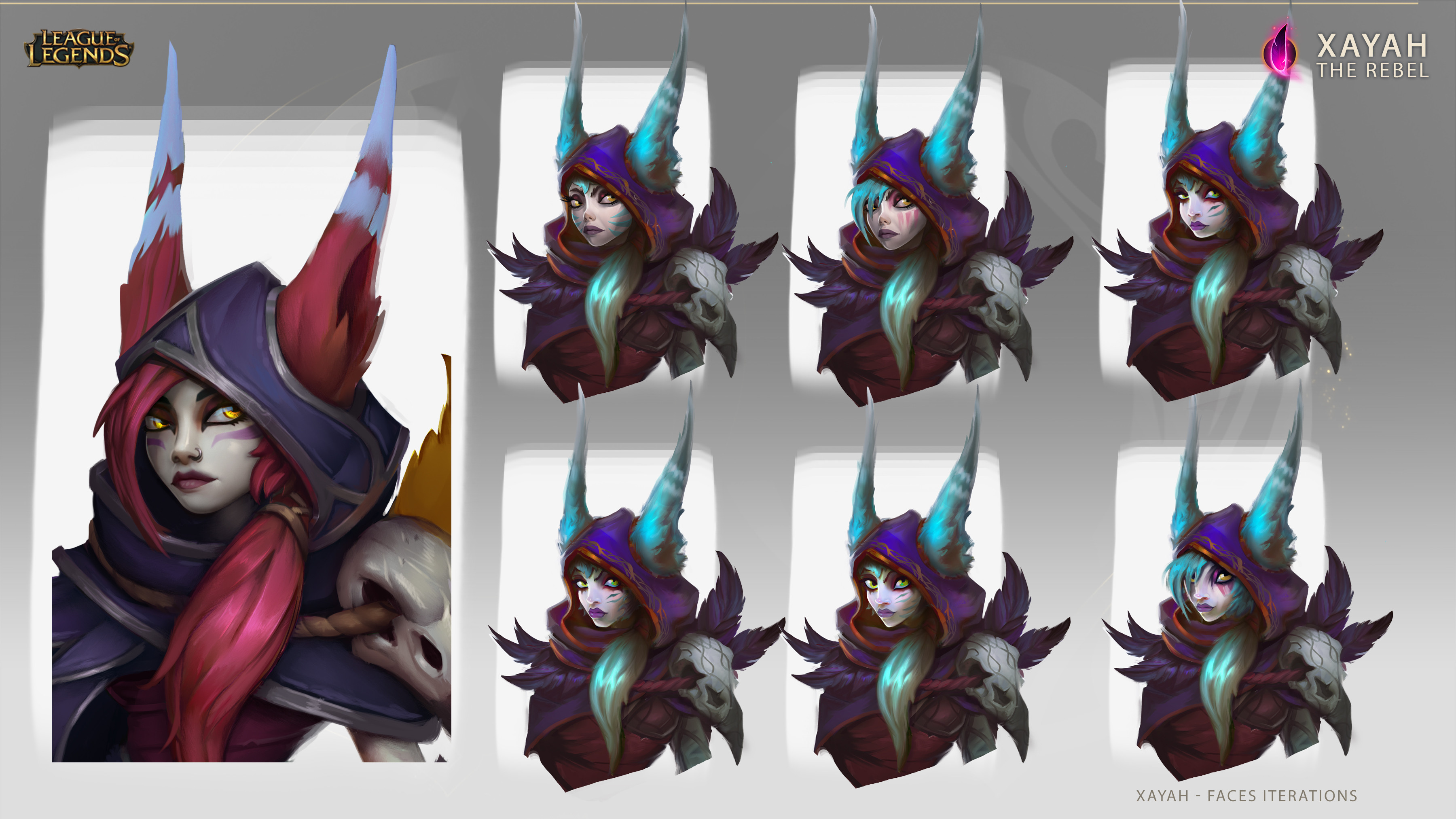 Daniel Orive- Art Director - Xayah the Rebel - Concept Art- League of Legends