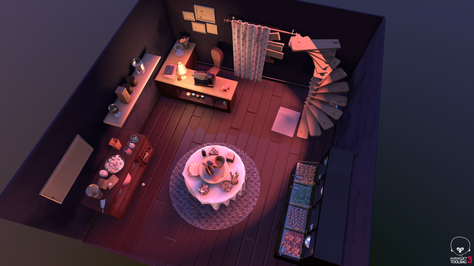 ArtStation - Candy Shop - Game Art personnal project.