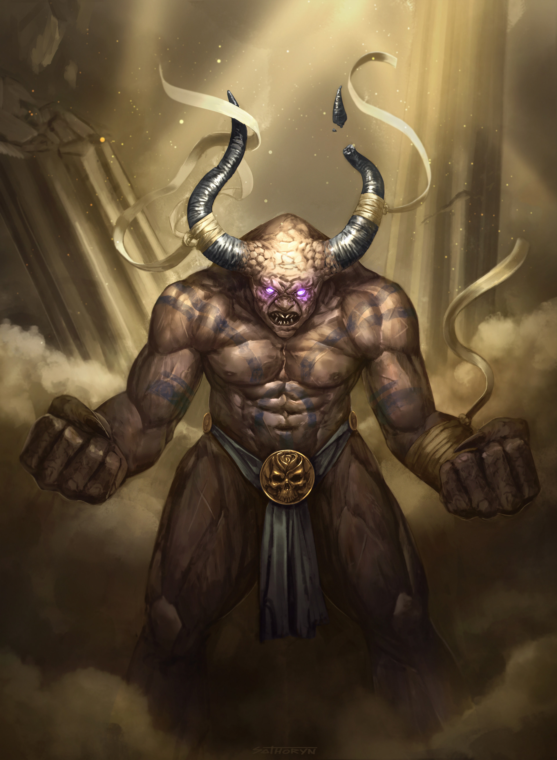 ArtStation - A demon from dust