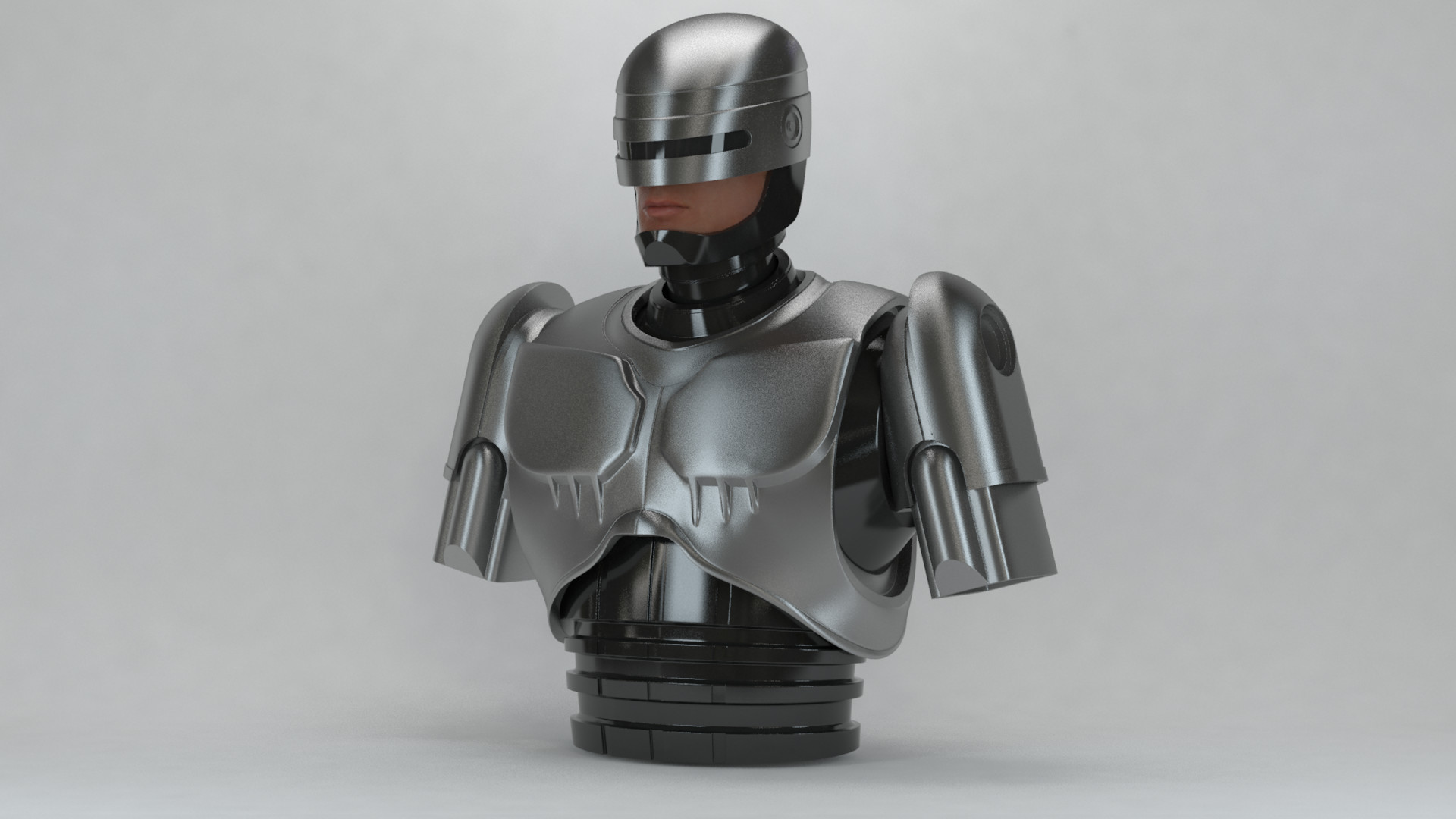 ArtStation - Robocop Bust, Jessica Anderson