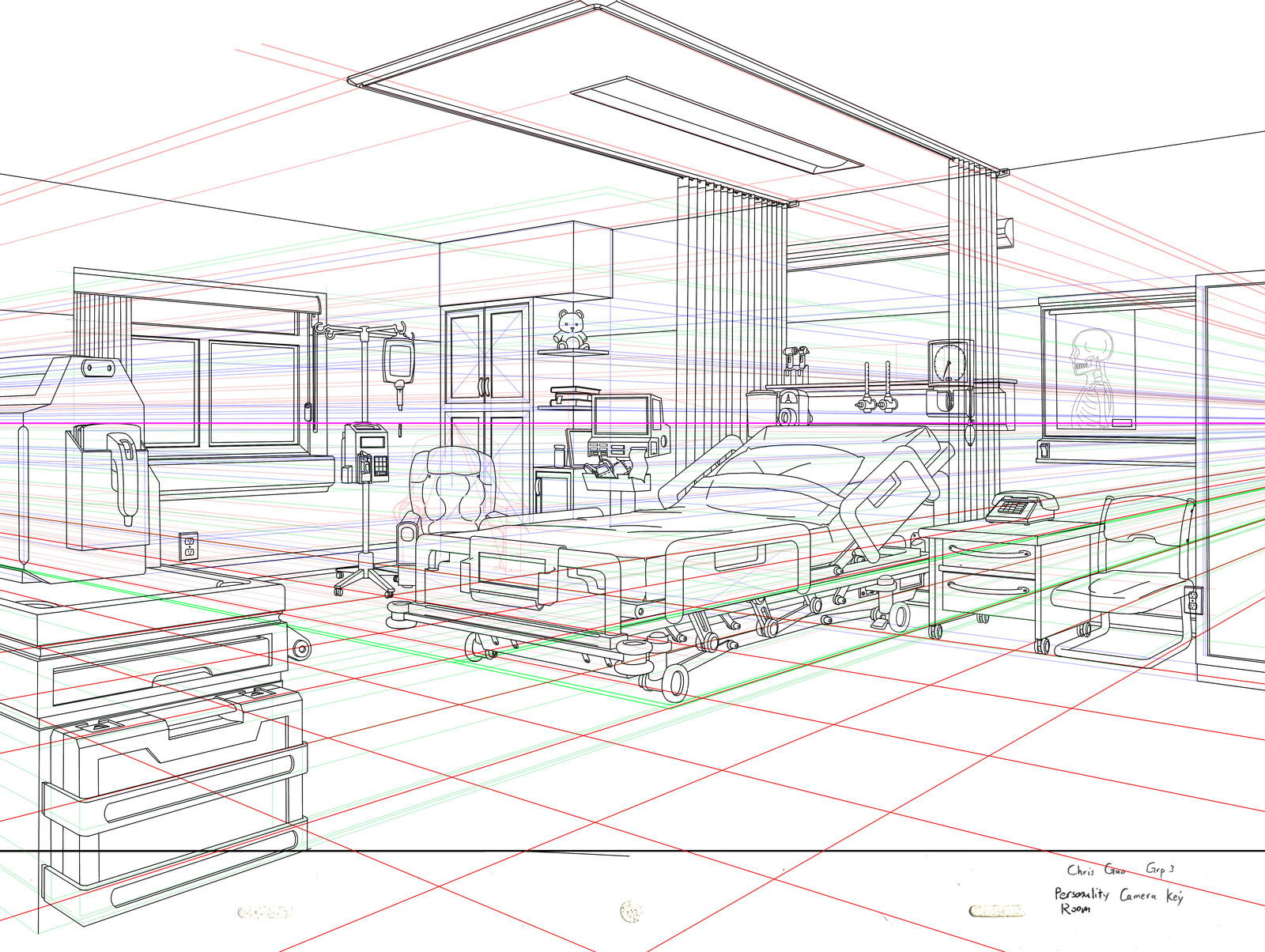 Krista Yu Guo - Hospital room