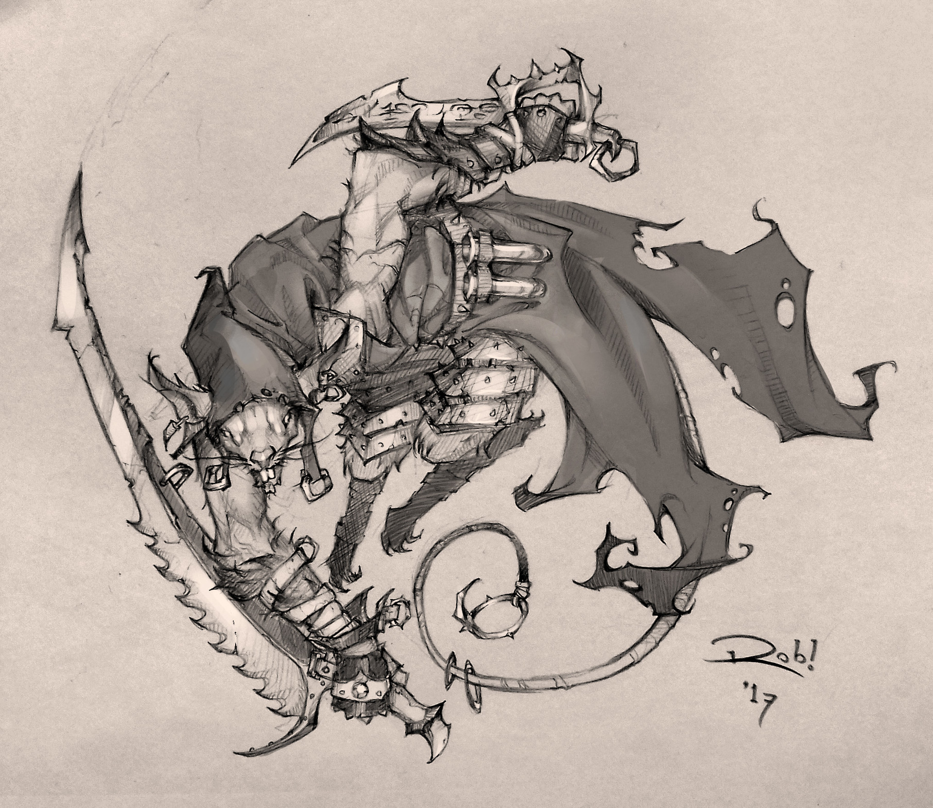 ArtStation - Snitchtk, Ratfolk Thief