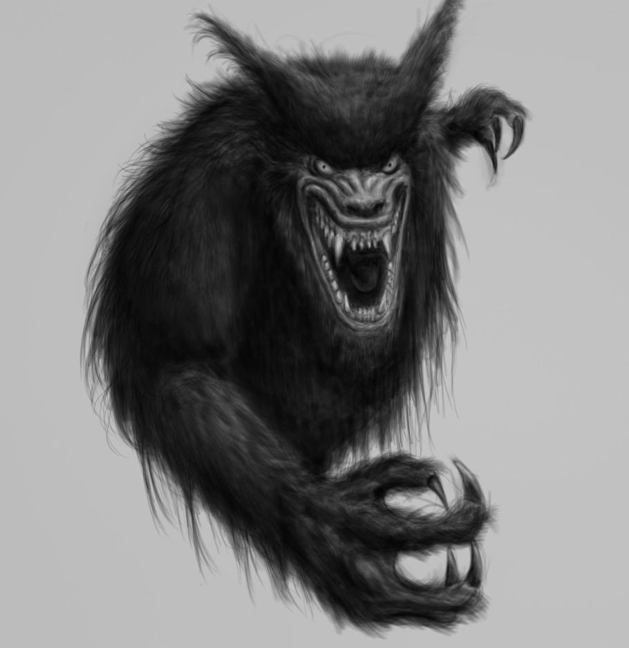 ArtStation - Werewolf on Photoshop