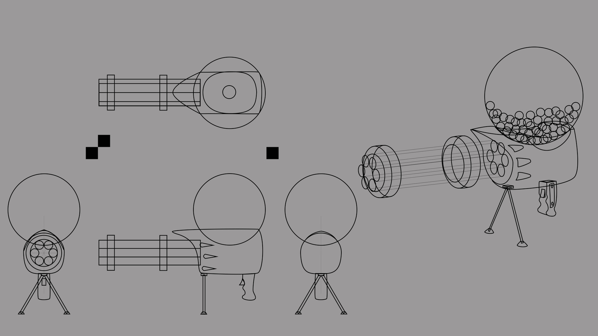 Danilo Pacheco - Candy Car and Minibubblegun Prop