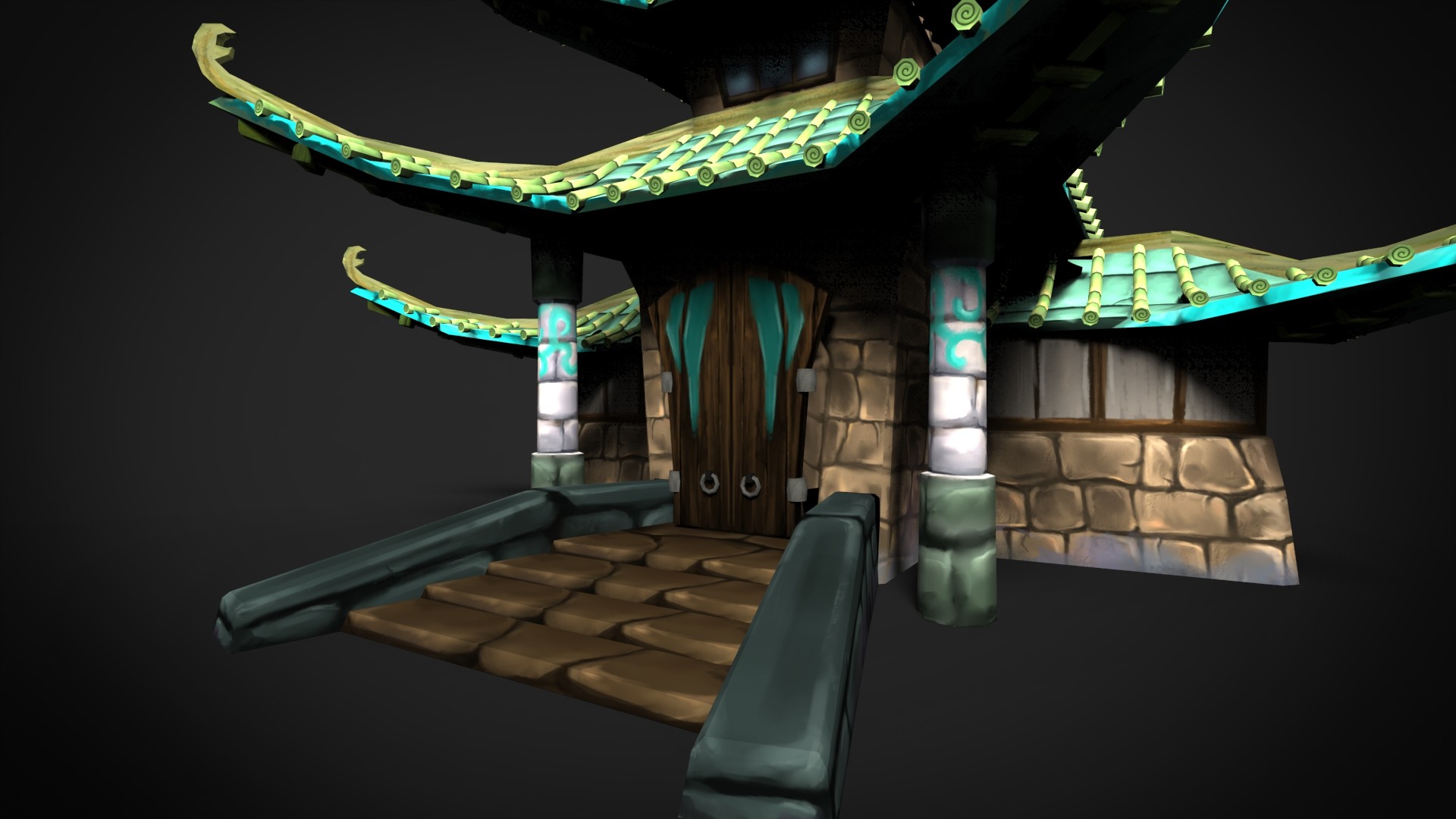 ArtStation - Mystery Quest, Props Part Two - Asian Temple