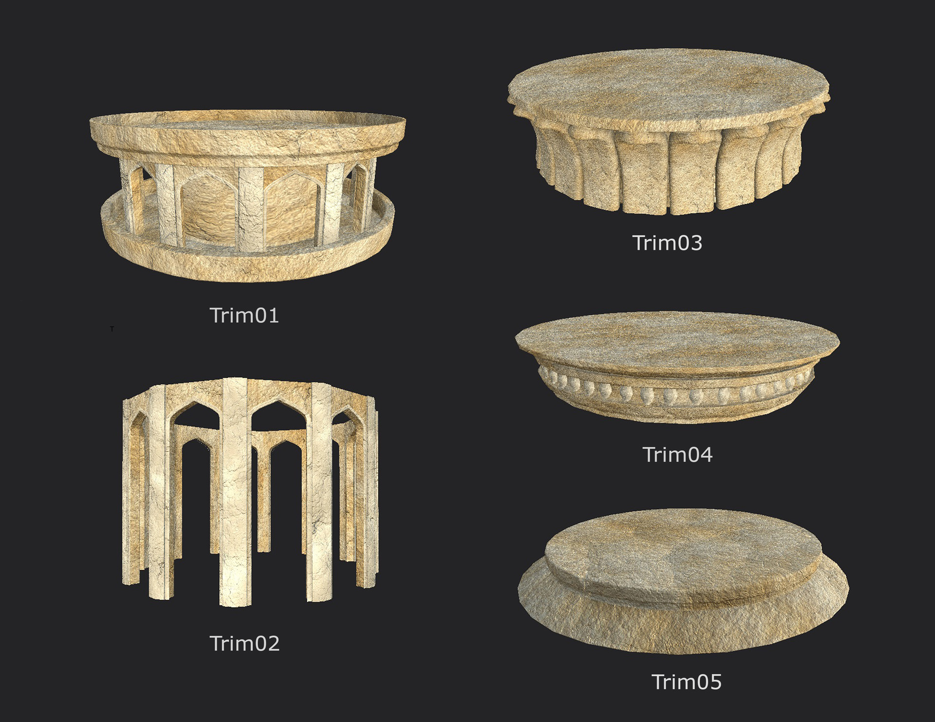 ArtStation - Temple Modular Assets