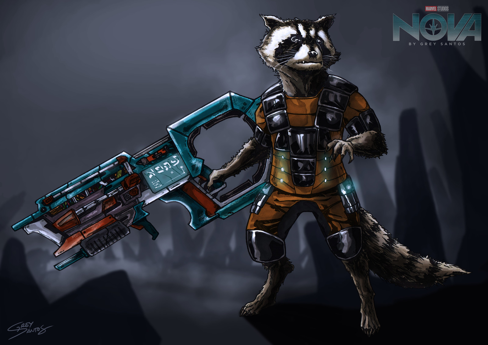 Grey Santos - The Art Of Nova: Characters